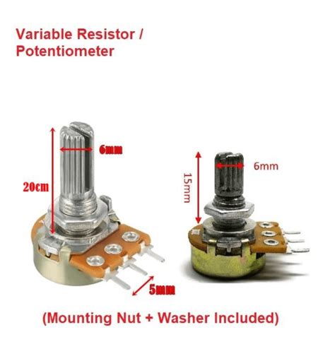 Chiết áp đơn 10k Wh148 B10k 20mm