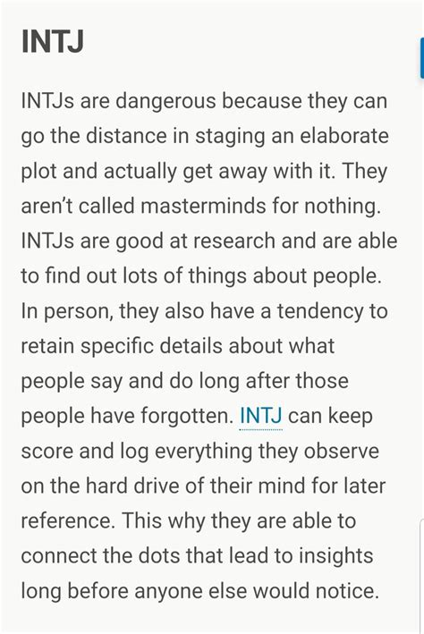 Intjs Are Dangerous Intj Intj Personality Intj T