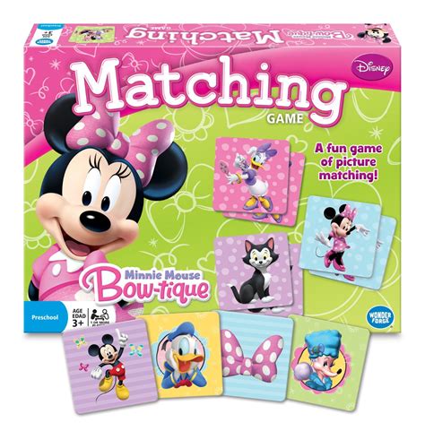 Minnie Mouse Matching Game Multi Color AppuWorld
