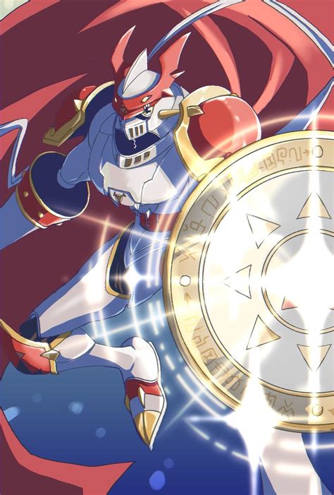 Dukemon Digimon Drawn By Megane Mochi Danbooru