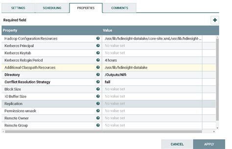 Azure Nifi Javalangnosuchmethoderrornf