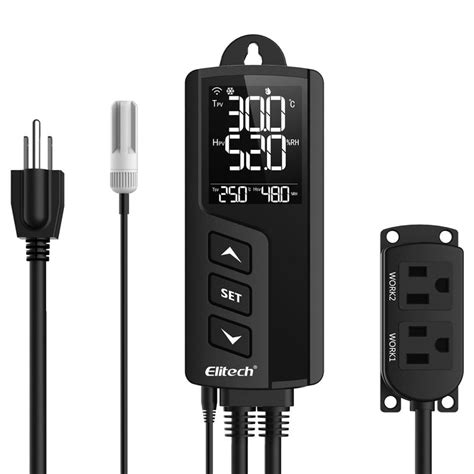 Digital Temperature And Humidity Controller Thermostat