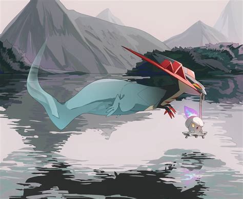 Litwick And Dragapult Pokemon Drawn By Two Pokemon Danbooru