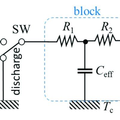 Thermal Network Diagram Of A Lumped Mass Thermal Model Depending On