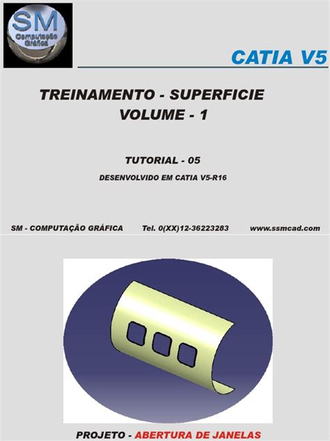 tutorial 05 superfifice catia basico pdf informática programas