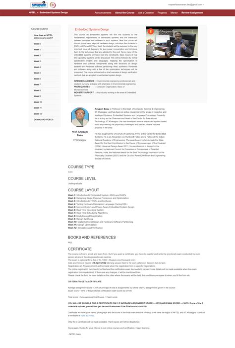 github roopeshsn embedded system design nptel embedded system design