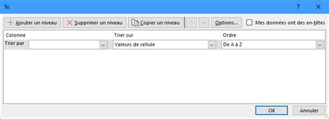 VBA Trier des Données Automate Excel