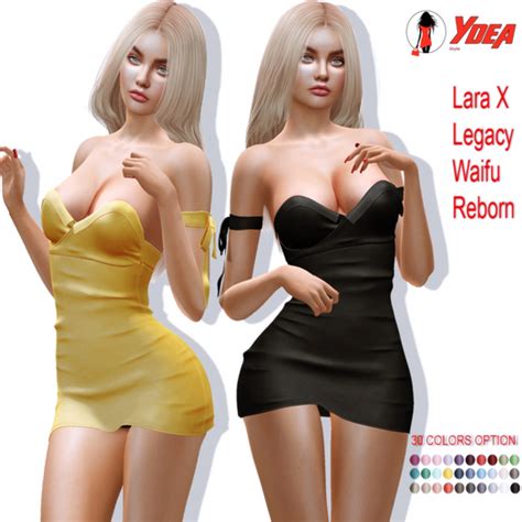 Second Life Marketplace Ydea Niko Dress Multicolors