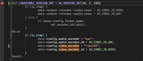 ffmpeg output to url does not use the selected codec · issue 8043