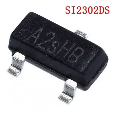 Transistor Mosfet A2shb Si2302 Sot-23 Smd Canal - N 35pçs ...