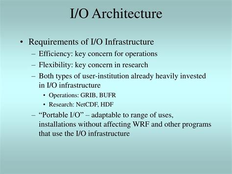 Ppt Wrf Model Software Architecture And Code Structure Powerpoint