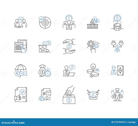 Cybersecurity Line Icons Collection Encryption Firewall Threats