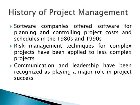 Project Managementintroductionpptx