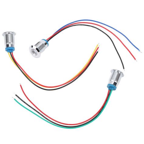 Metal Led Light Common Anode Round Indicator Led L Grandado