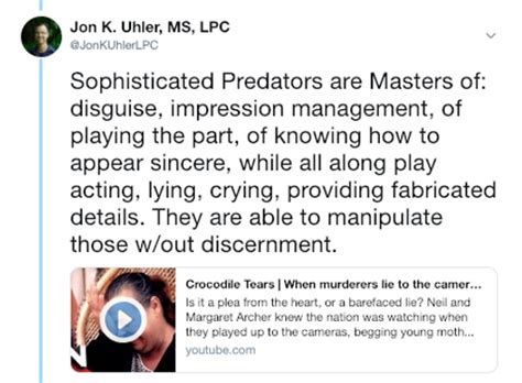 The Profile Of Sexual Predators Pt Survivorsupport