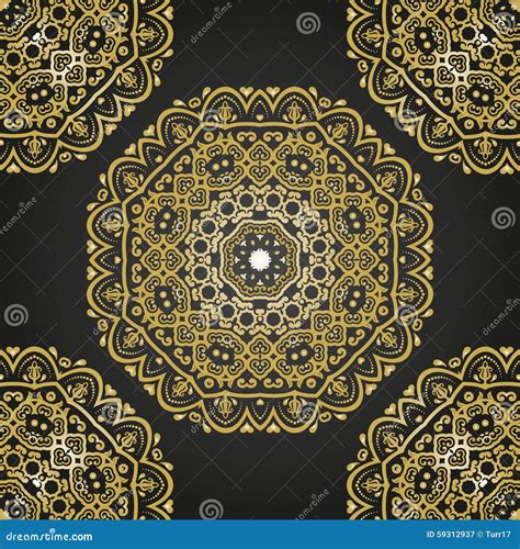 Seamless Oriental Vector Background Stock Vector Illustration Of Islam Luxury 59312937