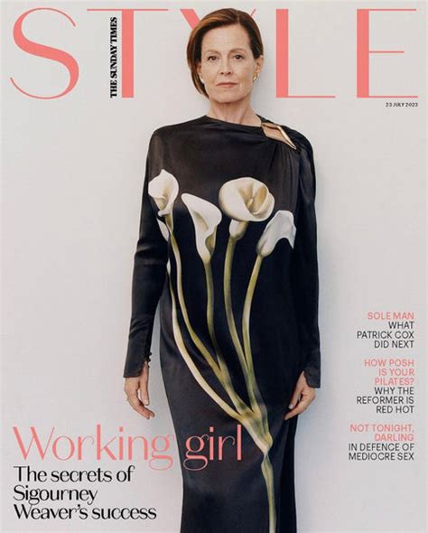 Style Magazine July 2023 Sigourney Weaver Cover Feature
