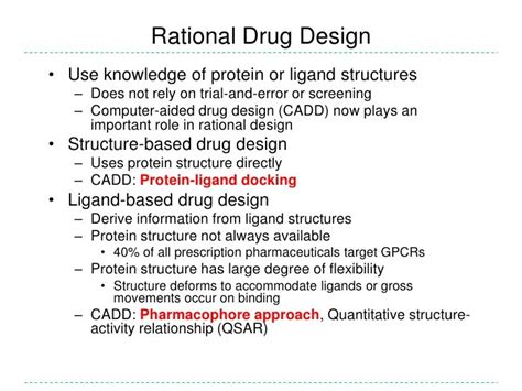 Computational Drug Design