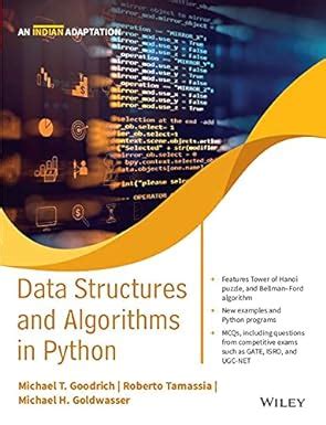 Data Structures And Algorithms In Python An Indian Adaptation Michael T Goodrich Roberto