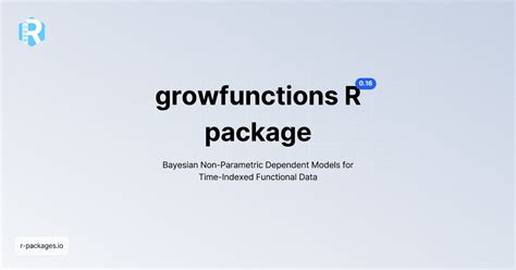 Growfunctions R Package Documentation R Packages