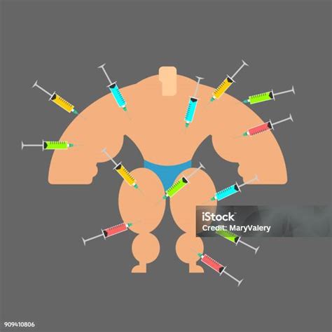 Doping Untuk Binaragawan Pria Kuat Dan Steroid Jarum Suntik Dengan