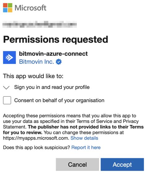 using bitmovin cloud connect with azure