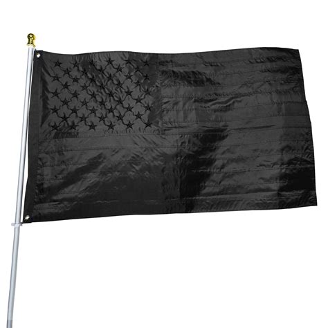 All Black American Flag