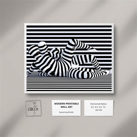 Spooning Sex Position Printable Wall Art Nudist Digital Etsy