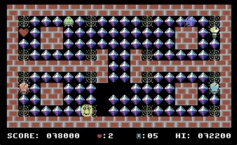 Indie Retro News Spider Maze Collect Diamonds And Avoid Spiders In