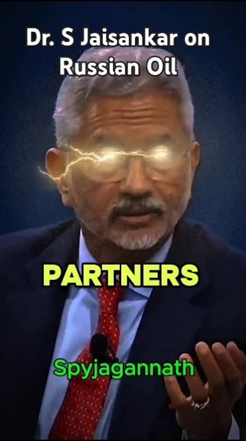 Dr S Jaishankars Savage Reply On Buying Russia Oil 🔥💪 Shorts Power India Trending Short
