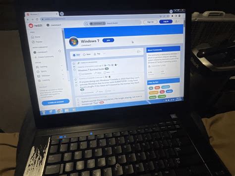 On My Windows 7 Laptop Chilling In Bed R Windows7