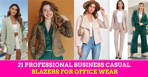 20 Professional Business Casual Blazers For Office Wear Amazing
