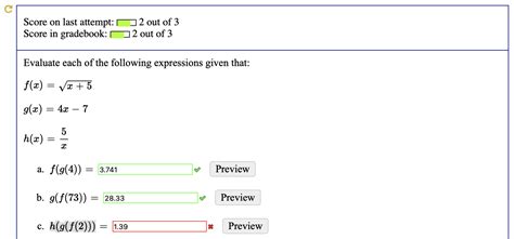 solved evaluate each of the following expressions given