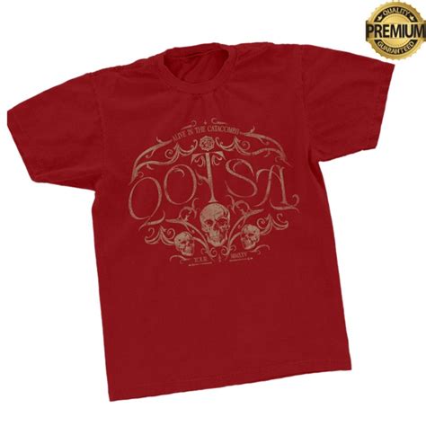 Queens Of The Stone Age Store Merch Alive In The Catacombs Skull T