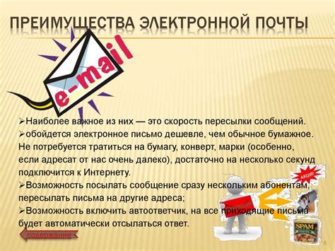 История создания электронной почты презентация онлайн