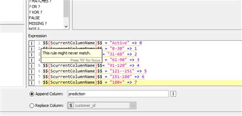 Rule Engine Error This Might Never Match Using Looping Nodes Knime
