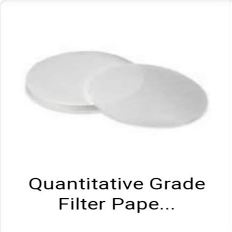 Quantitative Grade Paper Filter At ₹ 5500 Pack Quantitative Filter Paper In Kanpur Id