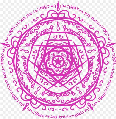 Purple Magic Circle Png
