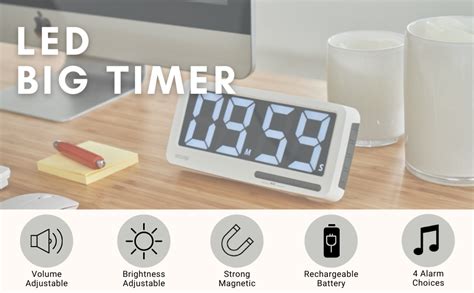 I Scream Led Big Timer Countdown Clock With Large 7 3 Display 3 Brightness