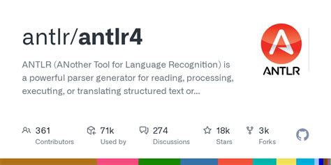 Antlr4runtimecppreadmemd At Dev · Antlrantlr4 · Github