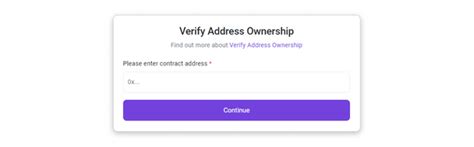 Polygonscan Information Center How To Verify Contract Address Ownership
