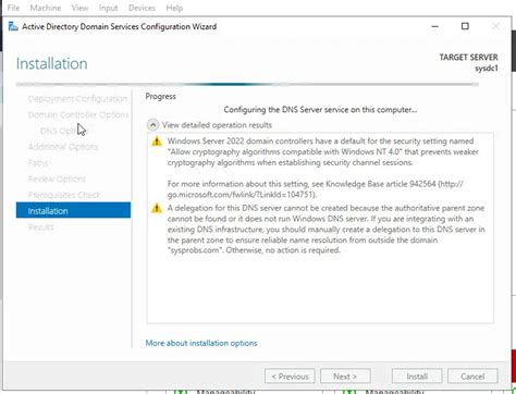 Windows 2022 Active Directory Setup On Virtualbox Windows 11 Host
