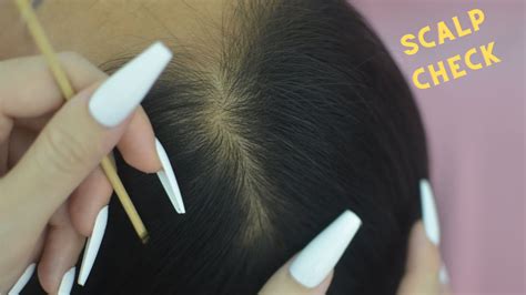 ASMR Tingly Scalp Check No Talking, Real Person Hair Exam, Hair Combing For Deep Sleep - YouTube