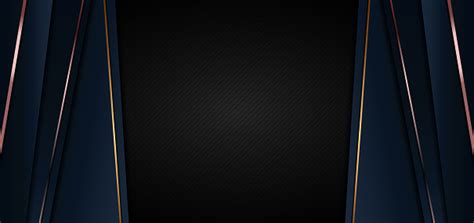 추상 배너 웹 템플릿 다크 블루 럭셔리 프리미엄 배경 기하학적 삼각형 패턴과 황금 핑크 골드 조명 라인 책자에 대한 스톡 벡터 아트 및 기타 이미지 Istock