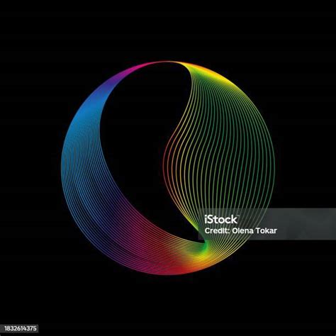 음파 이퀄라이저 무지개 색상 그라데이션 현대의 미래 기술 벡터 기하학적 추상 요소 고립된 통하고 있는 검은 배경 0명에 대한 스톡 벡터 아트 및 기타 이미지 Istock
