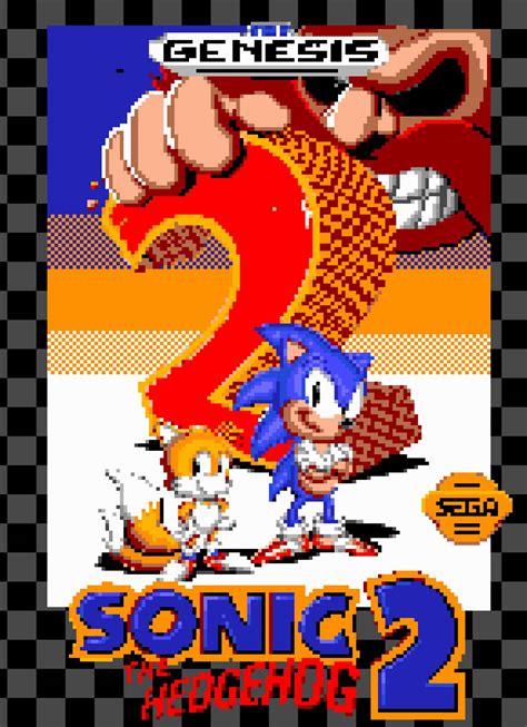 Sonic 2 Pixel Art Cover By I Like Sonic 91 On Deviantart