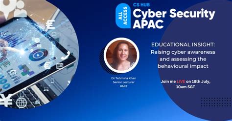 Rani Kuppusamy On Linkedin For The Next Session Of All Access Cyber