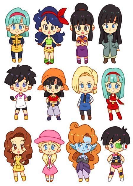 Chicas De Dragon Ball Chibi Dragon Anime Dragon Ball Dragon Ball