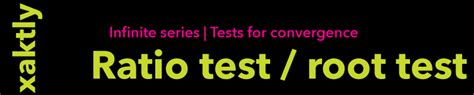 Ratio Root Tests