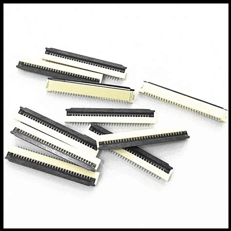 Amazon Com Pcs FPC FFC Connector Cable Socket MM Pin Clamshell Bottom Contact Type